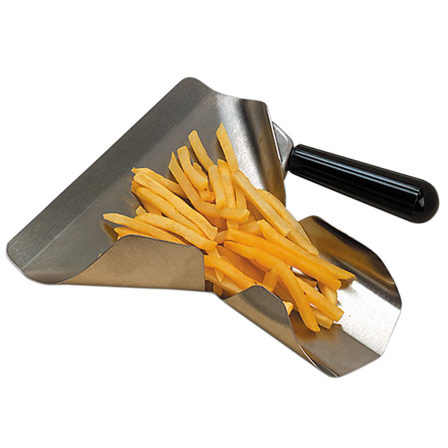 American Metalcraft FFSR1 S/S Right-Handed Fry Scoop w/ Plastic Handle ...