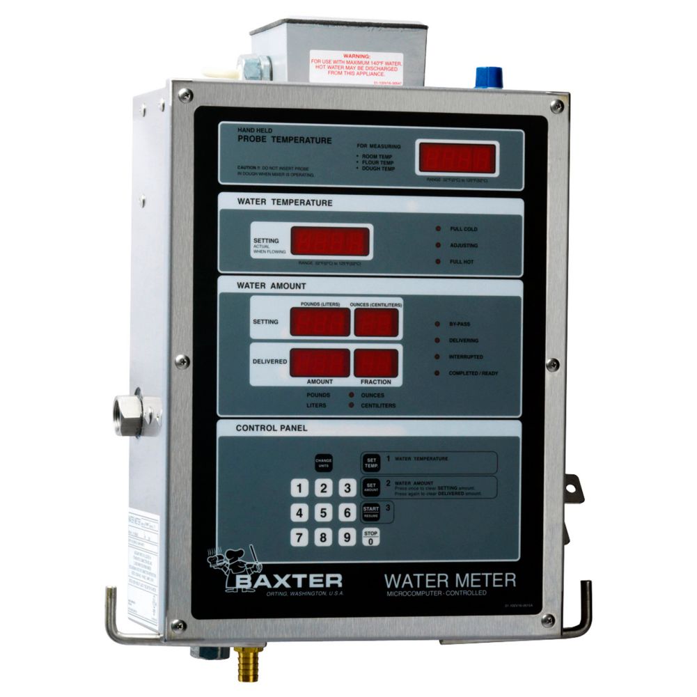 Baxter WM600 120V Microcomputer Controlled Water Meter | Wasserstrom