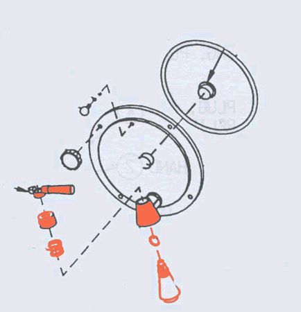 Complete Turn Type Spigot Assembly for Mr. Misty Machines | Wasserstrom