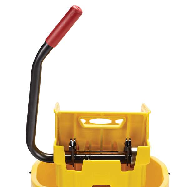 Rubbermaid FG612788 WaveBrake Yellow 32 oz Side Press Mop Wringer ...